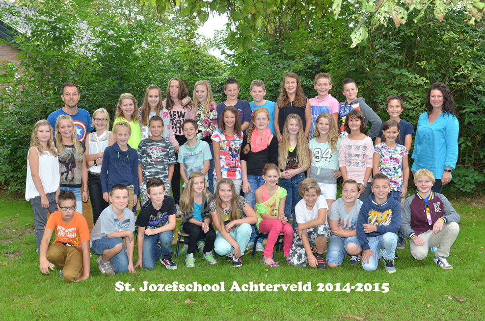 groep 8 2014 2015 - Basisschool St. Jozef